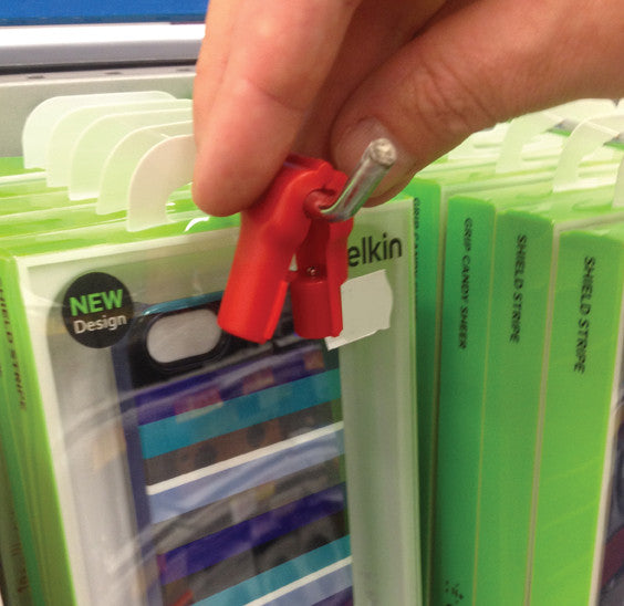 SK99-206-R - Security Hook Tags - Red or Black - 6mm diameter - SOLD I ...